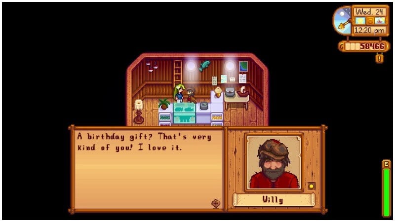 Stardew Valley — Willy Gift Guide | The Nerd Stash