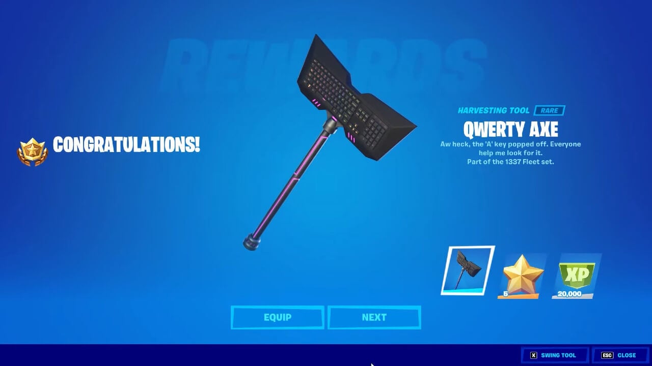 Fortnite: How to Get the Keyboard Pickaxe | The Nerd Stash