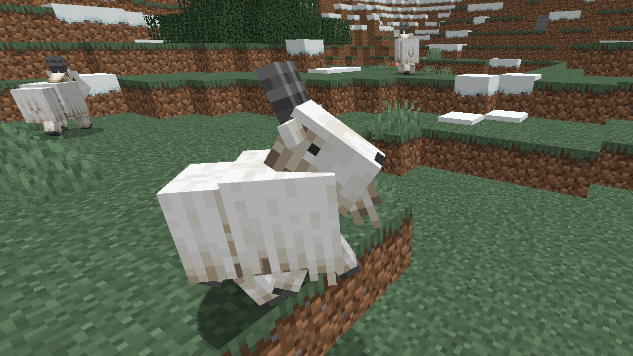 Minecraft: How to Get a Goat Horn | The Nerd Stash