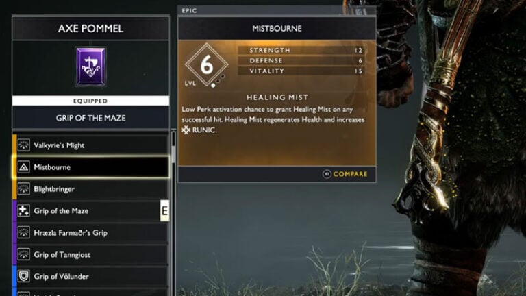 God of War (2018): The Best Axe and Blade Pommels | The Nerd Stash