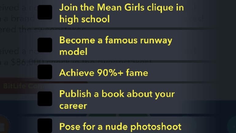 BitLife: How to Complete the BitLife's Next Top Model Challenge