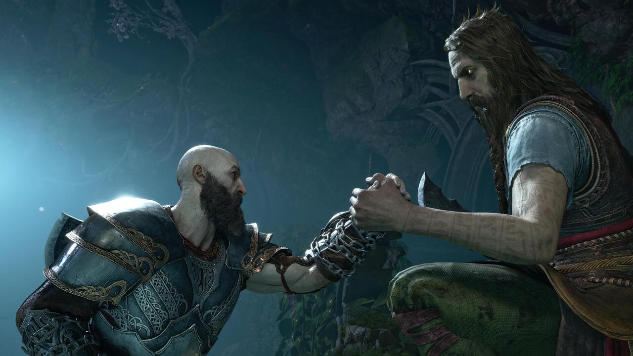 How to Move the Fallen Pillar at the Shrine of Tyr in God of War Ragnarok