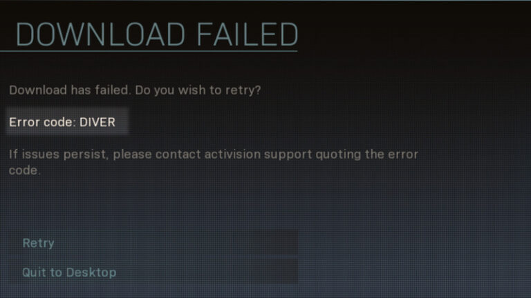 How To Fix Modern Warzone 2 Error Code DIVER | The Nerd Stash