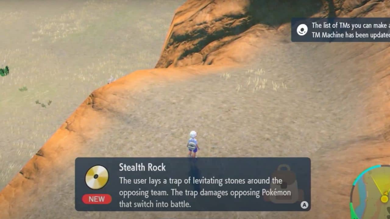 Where to find the Stealth Rock TM in Pokémon Scarlet and Violet