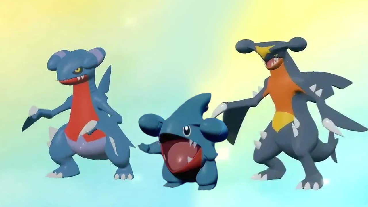 Gabite Evolution Chart 443, 444, 445 Gible, Gabite, Garchomp Pan