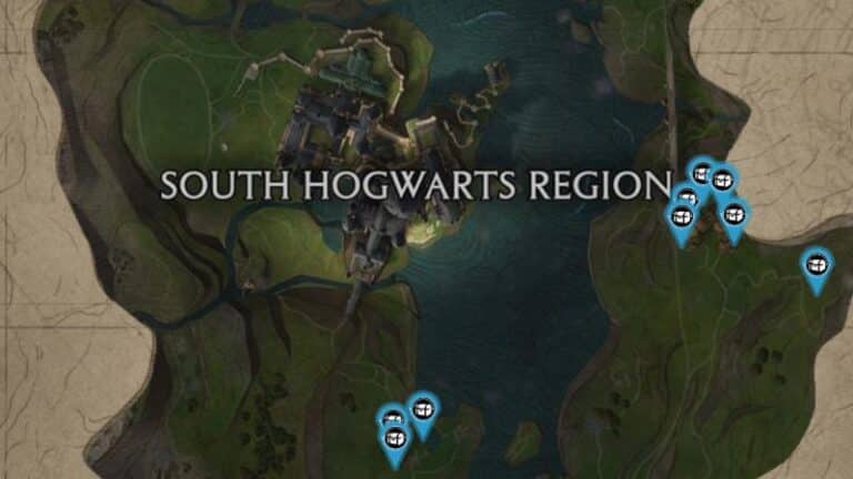 Hogwarts Legacy: All Collection Chests in South Hogwarts Region