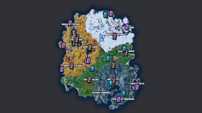 All Vending Machine Locations in Fortnite Chapter 4 Season 2