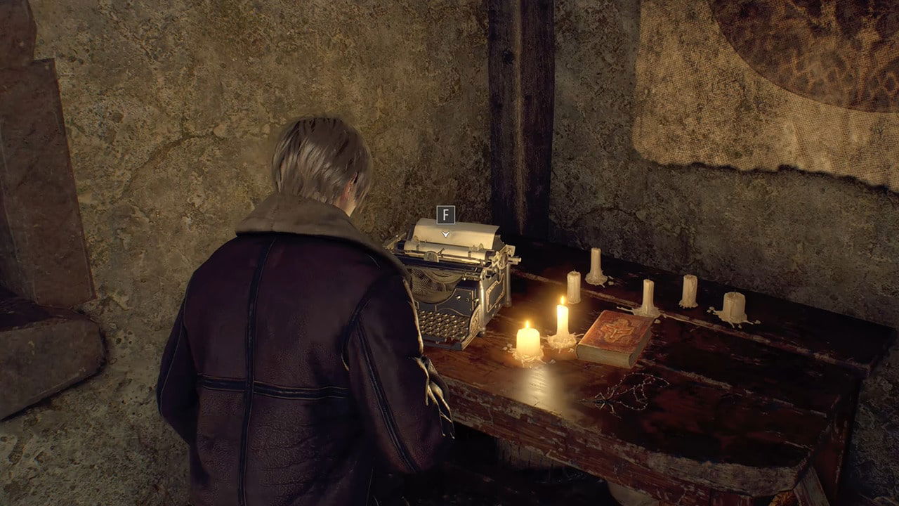 How to Use a Typewriter in Resident Evil 4 Remake