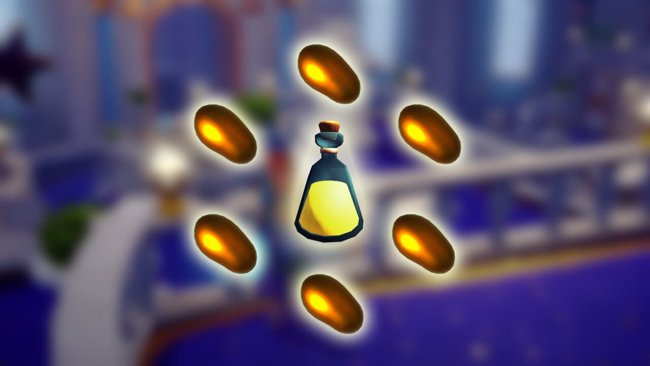 How to Make the Gleaming Gold Potion in Disney Dreamlight Valley