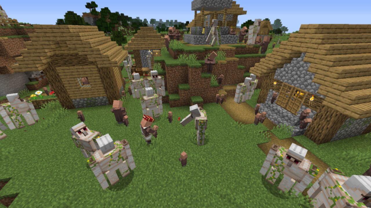 How to Make An Iron Farm in Minecraft