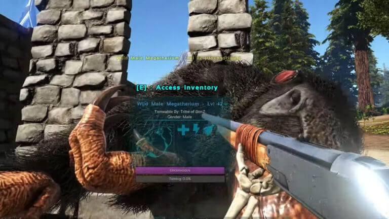 How to Tame a Megatherium in Ark: Survival Evolved