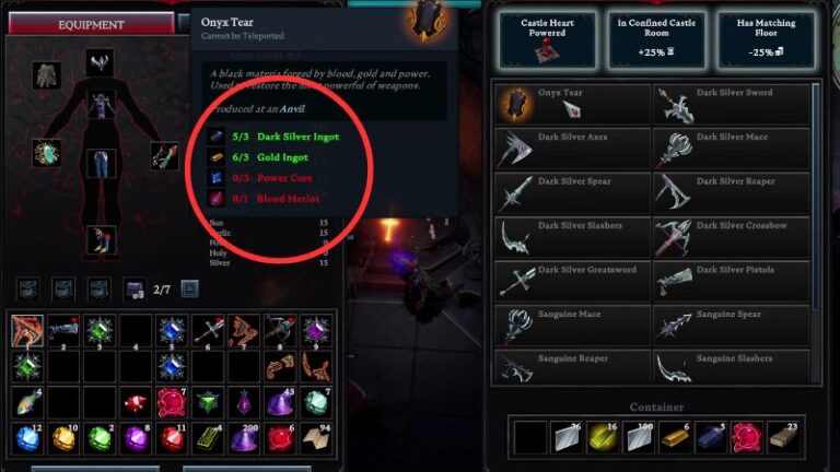 How To Craft (& Use) Onyx Tears in V Rising | The Nerd Stash