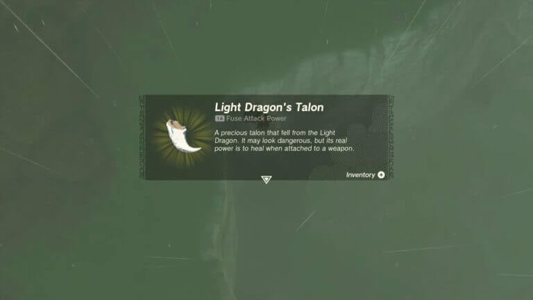 How To Get the Light Dragon's Talon in Zelda: Tears of the Kingdom