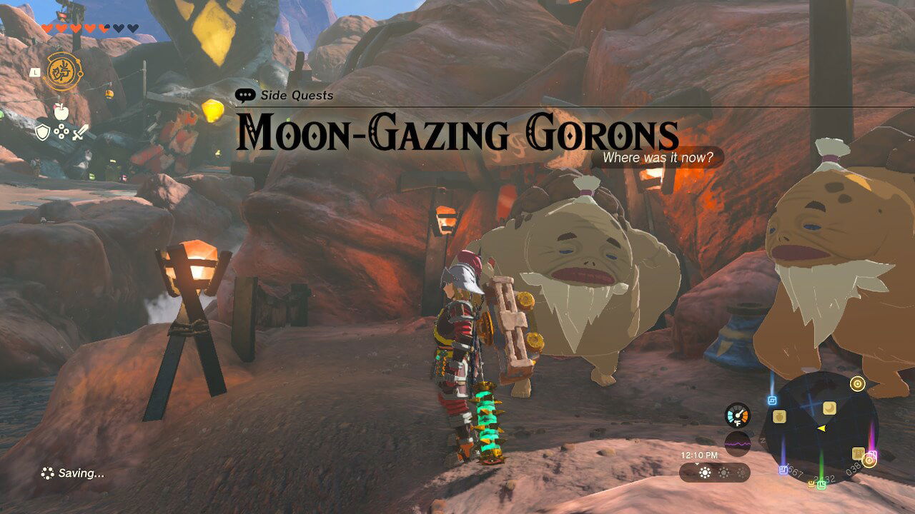 How To Complete Moon-Gazing Goron in Zelda: Tears of the Kingdom