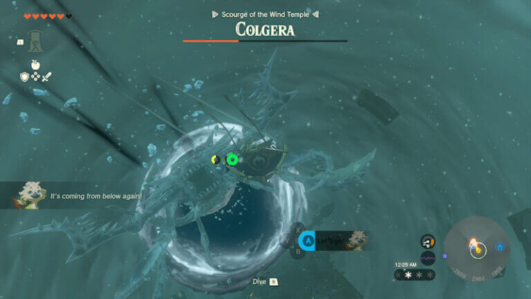 How to Beat Colgera in Zelda Tears of the Kingdom