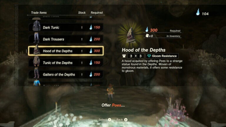How to get the Depths Armor set in Tears of the Kingdom