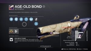 How To Get Age Old Bond in Destiny 2 (& God Roll)