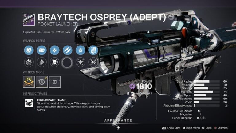 Destiny 2: BrayTech Osprey God Roll Guide | The Nerd Stash