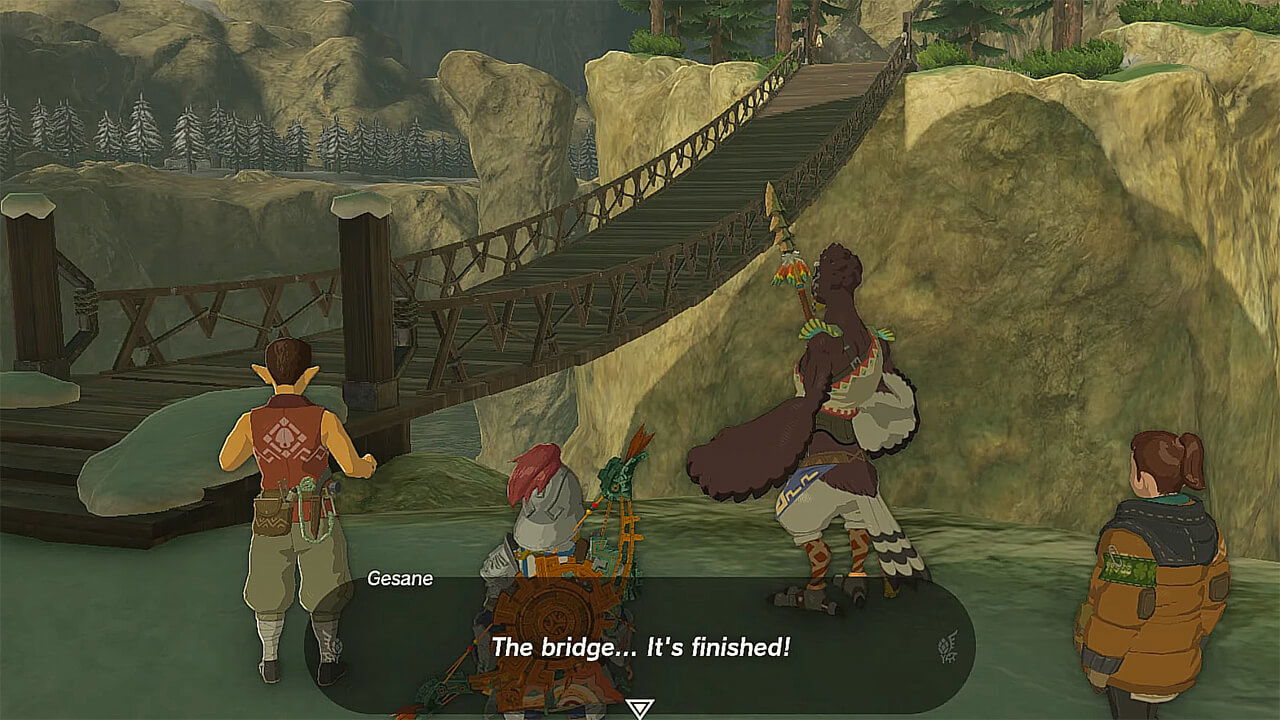 Zelda Tears of the Kingdom Rito Rope Bridge Guide