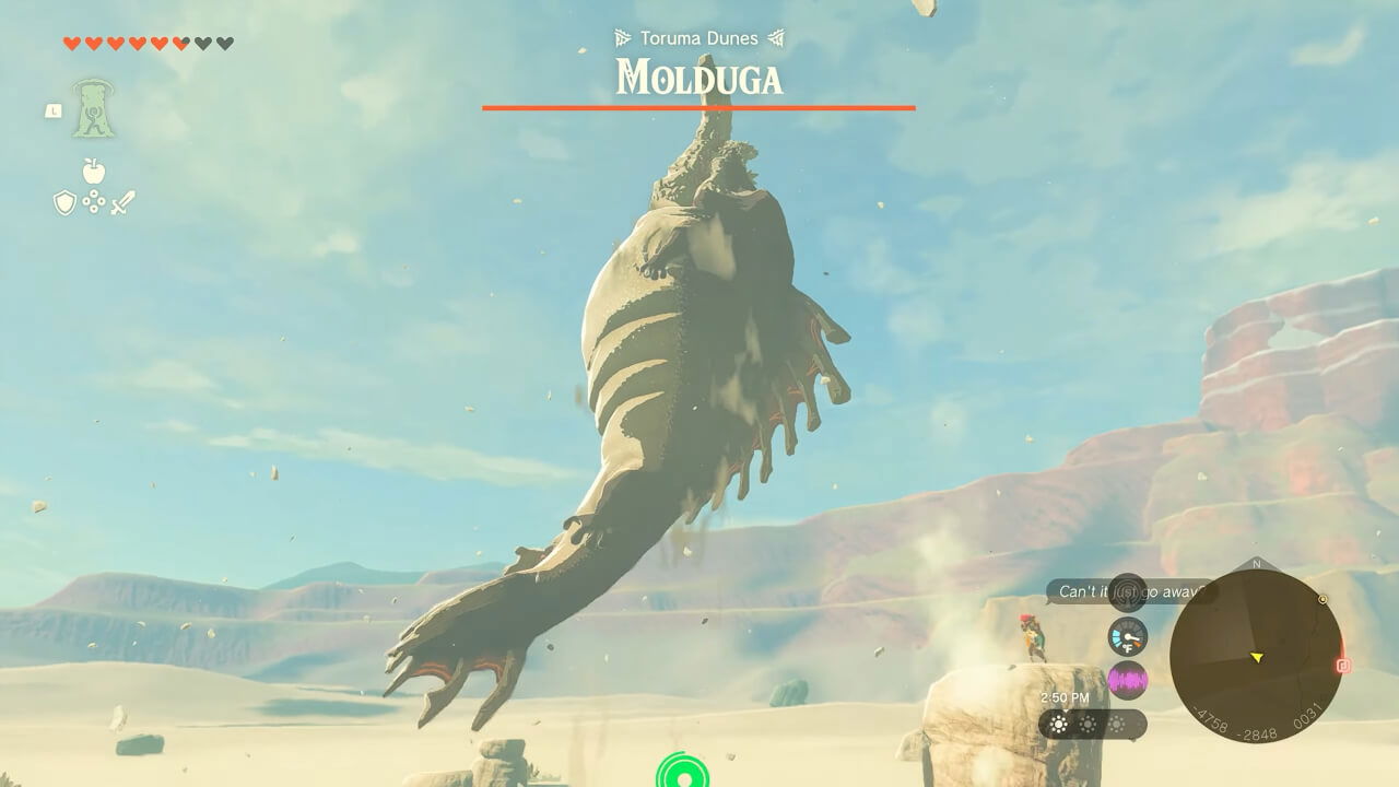 How To Get Molduga Guts in Zelda Tears of the Kingdom