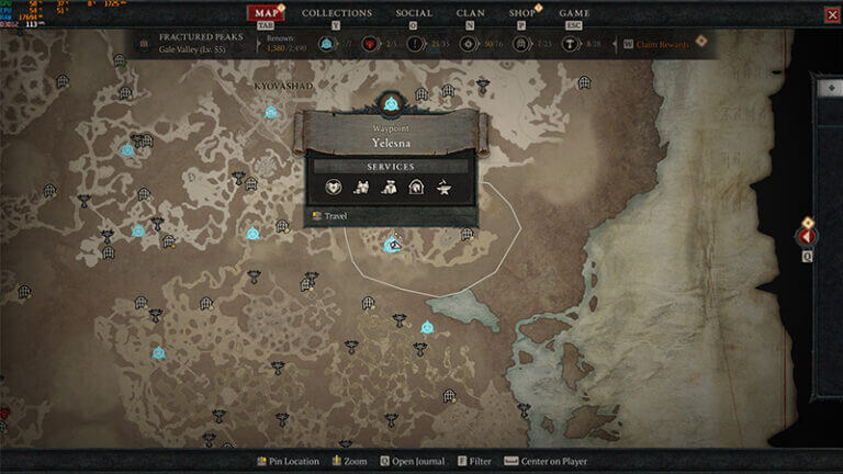 All Waypoint Locations in Diablo 4 - Waypoint Map