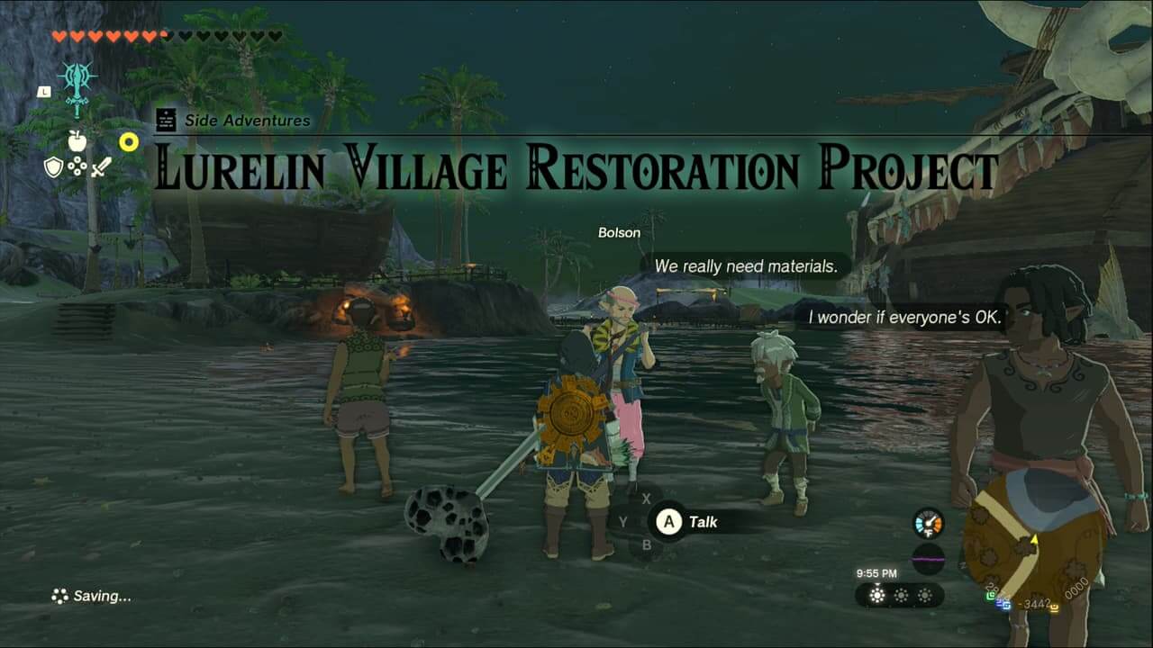 How To Complete Lurelin Village Restoration Project in Zelda Tears of ...
