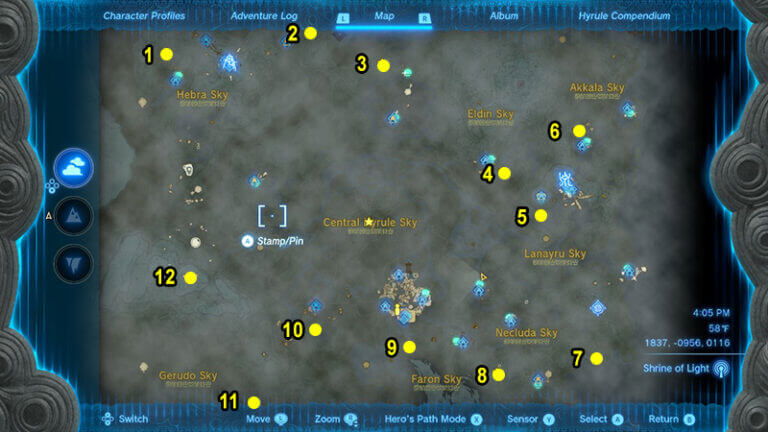 All Ancient Hyrulean Tablet Locations in Zelda Tears of the Kingdom