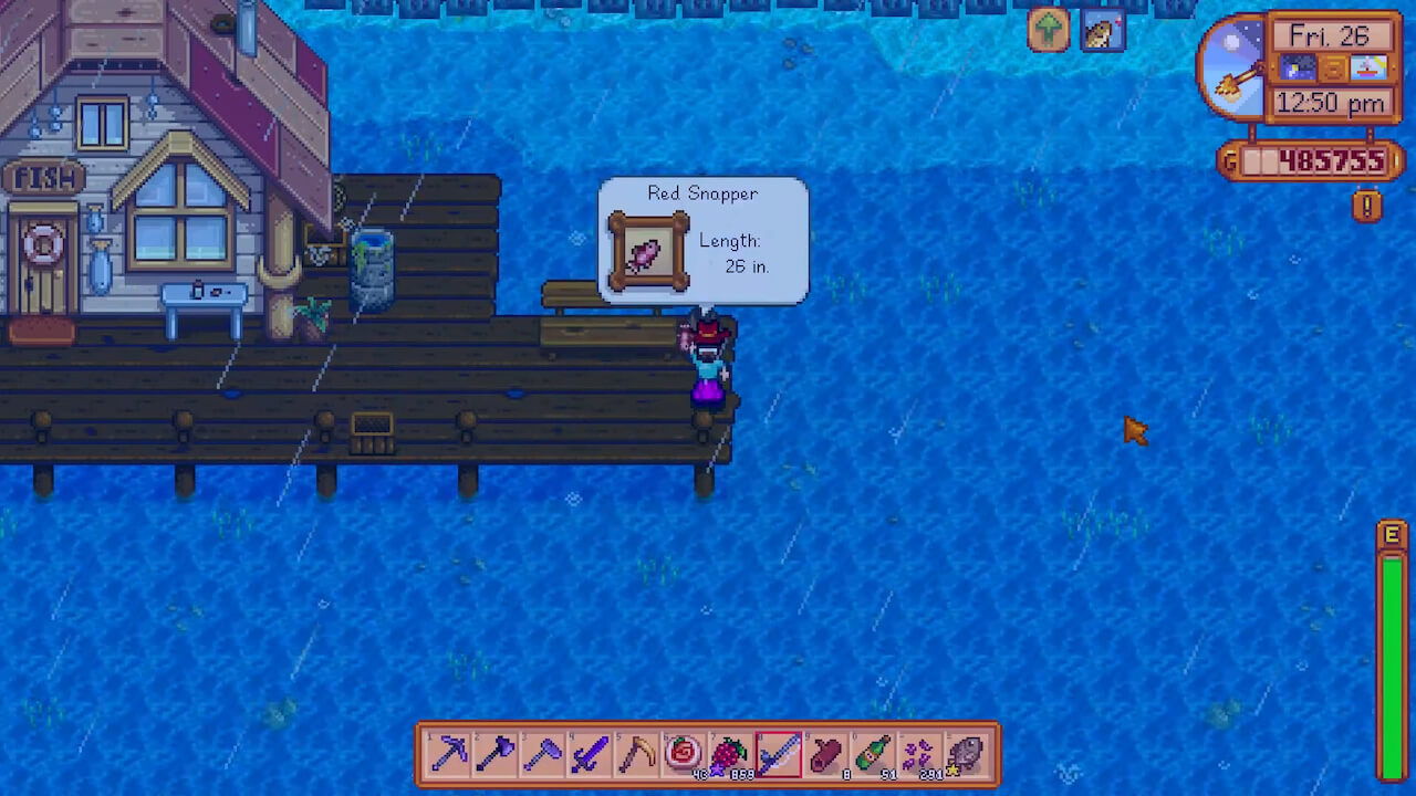Where To Catch Red Snapper in Stardew Valley | The Nerd Stash