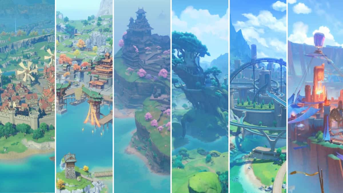 All Genshin Impact Regions So Far, Ranked | The Nerd Stash