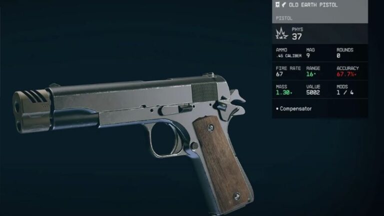 How To Get the M1911 Old Earth Pistol in Starfield | The Nerd Stash