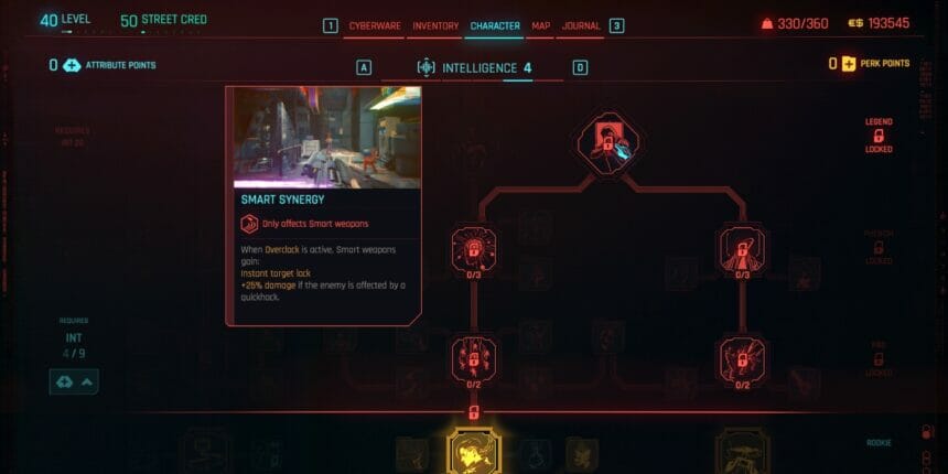 Best Smart Weapon Build In Cyberpunk 2077 (2.0) | The Nerd Stash