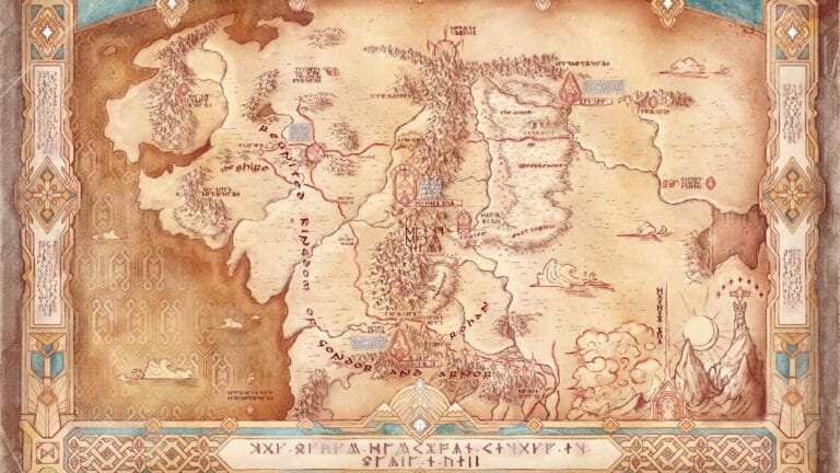 The Official World Map For Lord Of The Rings: Return To Moria Has Been ...