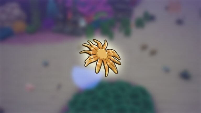 How To Get Sunflower Sea Star in Coral Island | The Nerd Stash