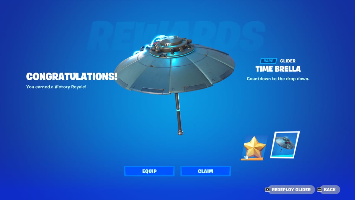 How To Get Time Brella Glider in Fortnite (OG Victory Umbrella) | The ...