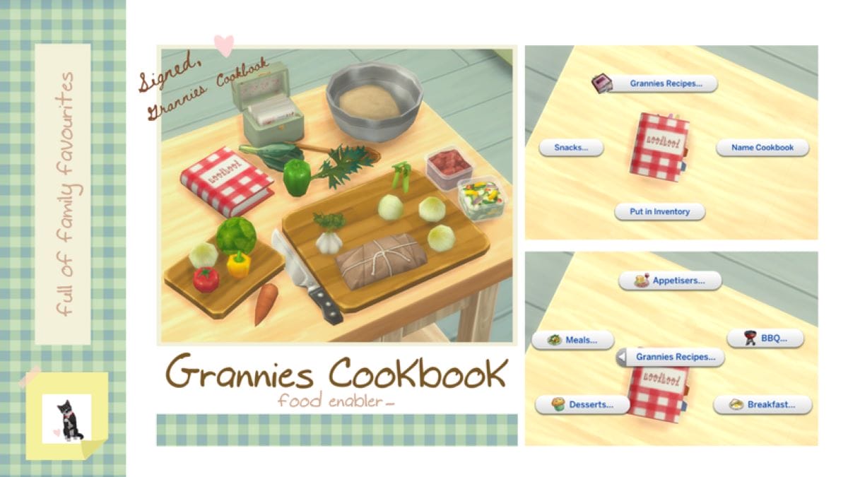 How to Install Grannies Cookbook Mod in The Sims 4 | The Nerd Stash