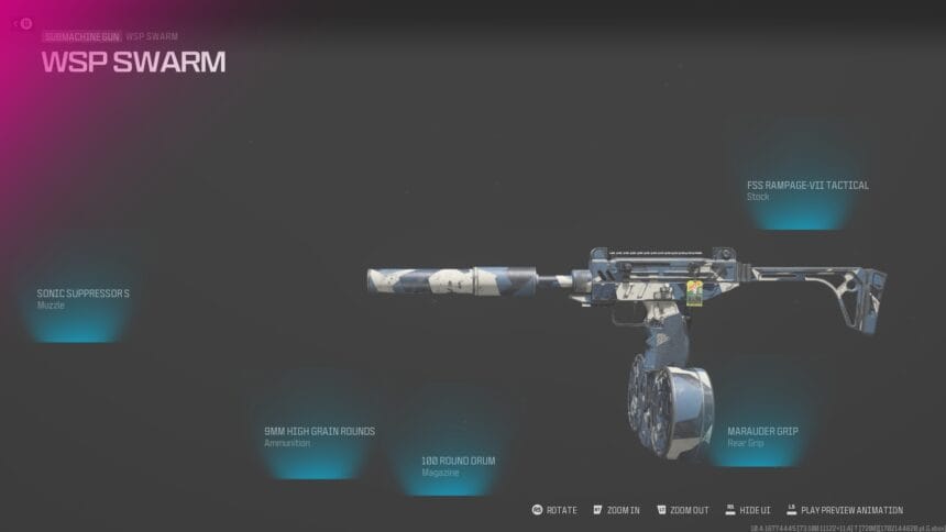 Best WSP Swarm Loadout in Warzone and MW3 | The Nerd Stash