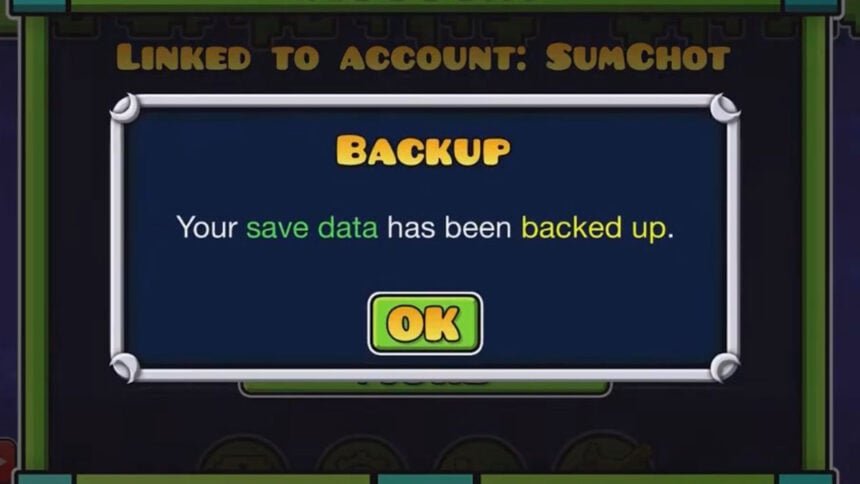 How To Fix Backup Failed in Geometry Dash | The Nerd Stash