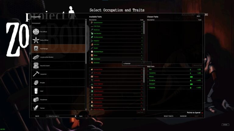 10 Best Occupations & Traits in Project Zomboid, Ranked (Updated for ...
