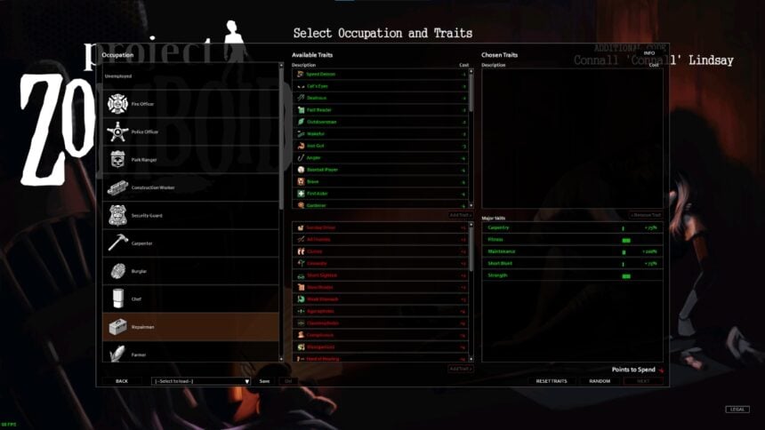 10 Best Occupations & Traits in Project Zomboid, Ranked (Updated for ...