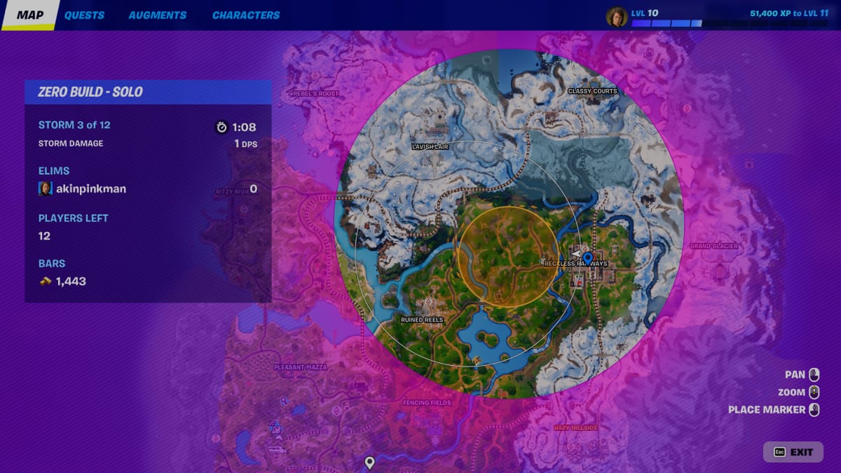 What Is the Yellow Circle in the Fortnite Chapter 5 Map? Explained ...