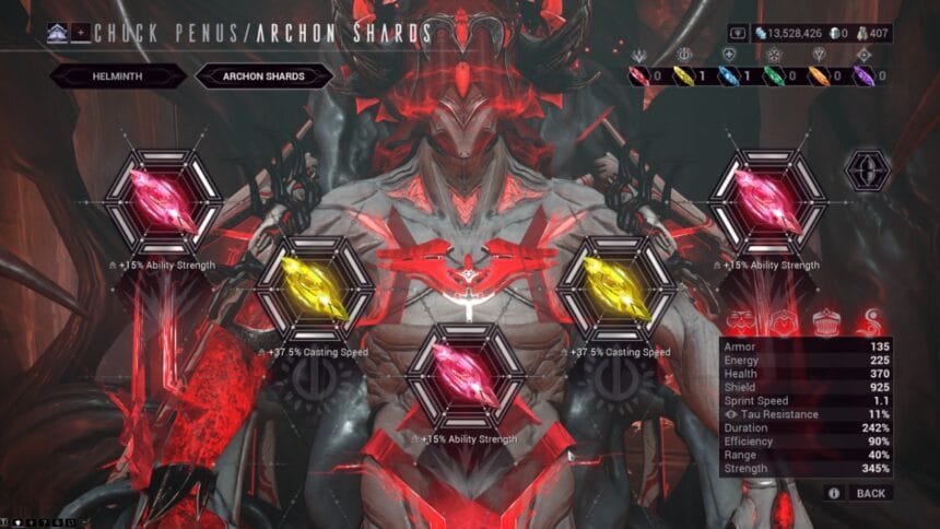 All Warframe Archon Shard Colors, Ranked | The Nerd Stash