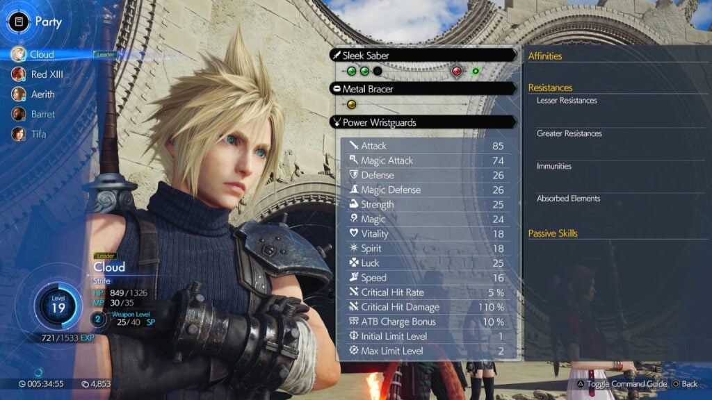 Final Fantasy 7 Rebirth: All Stats and Status Effects Explained | The ...