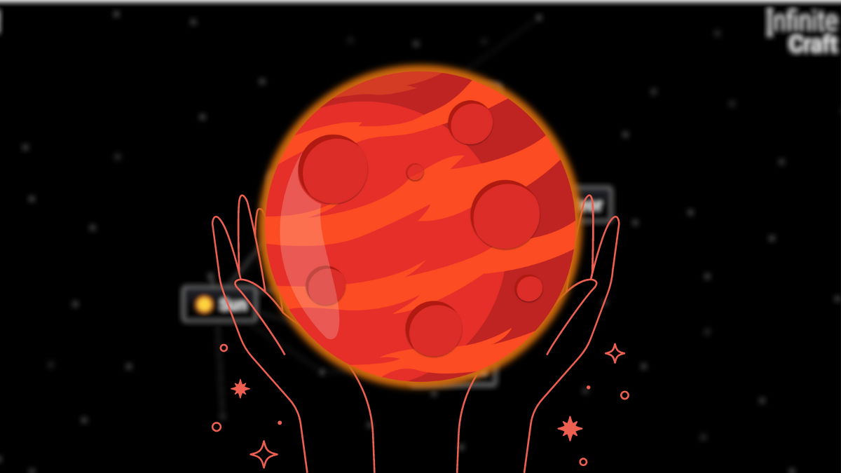 How To Make Mars in Infinite Craft | The Nerd Stash