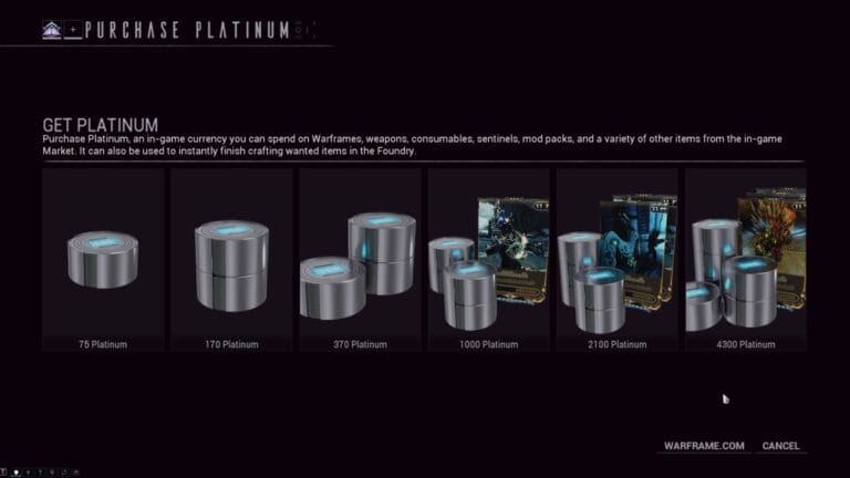 How to Get Platinum in Warframe (The Fast Way)