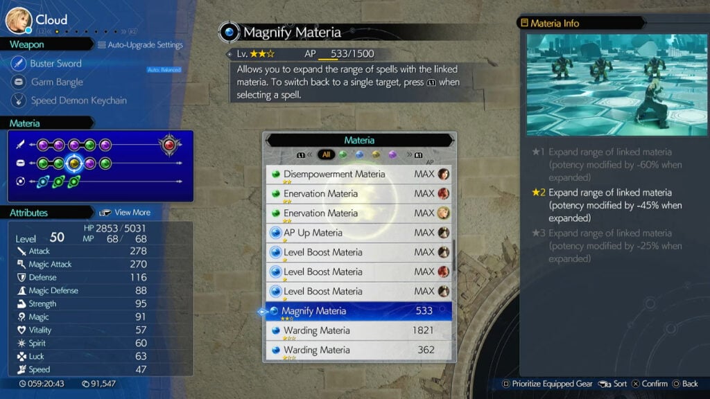 Final Fantasy 7 Rebirth: 10 Best Materia Combinations | The Nerd Stash