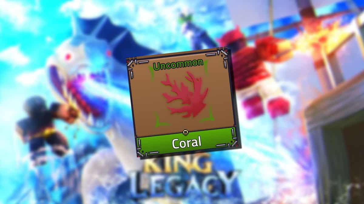 How To Get (& Use) Coral in Roblox King Legacy | The Nerd Stash