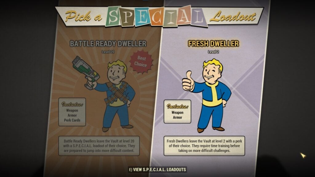 Fallout 76: Best SPECIAL Loadout & Build | The Nerd Stash
