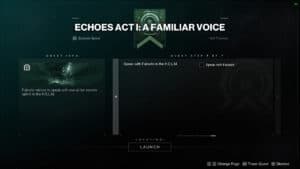 How To Complete Echoes Act I: A Familiar Voice in Destiny 2 | The Nerd Stash