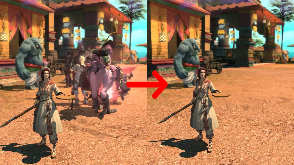 How To Hide Other Players Near Quest NPCs in FFXIV Dawntrail | The Nerd ...