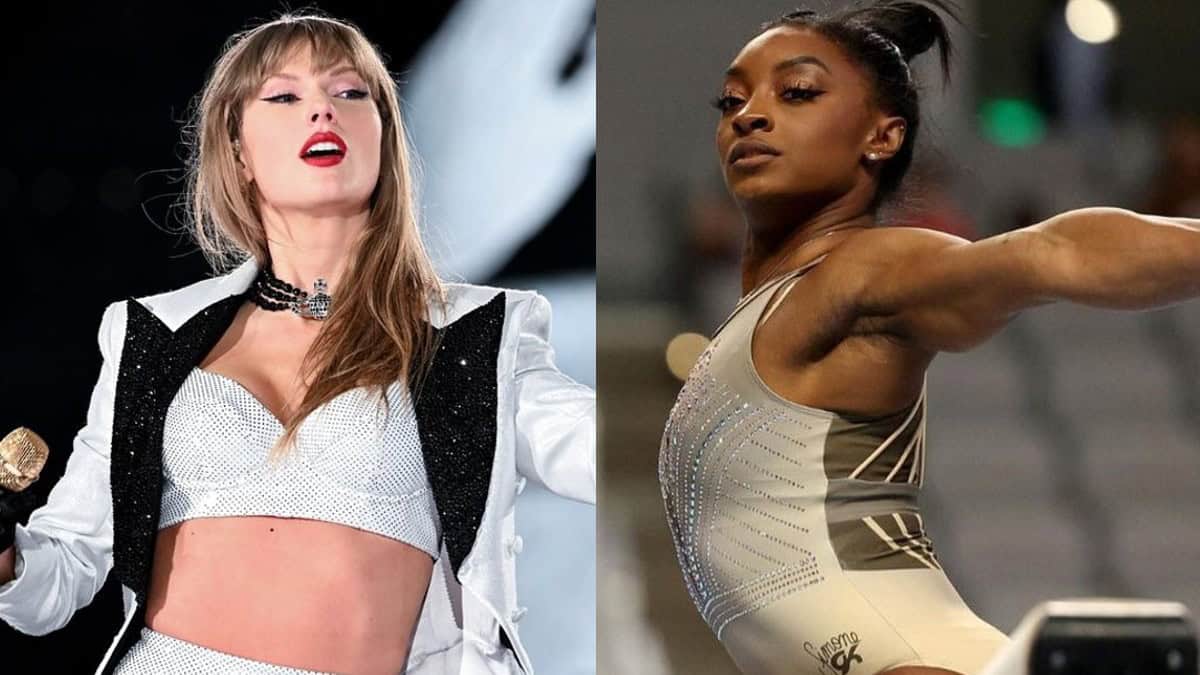 Taylor Swift Reacts to Simone Biles' 'Ready for It' Charm | The Nerd Stash Taylor Swift Reacts to Simone Biles' 'Ready for It' Charm | The Nerd Stash